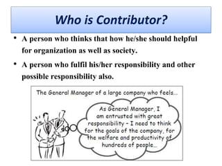 A Contributor Person: Kirtibhai Joshi | PPT | Free Download