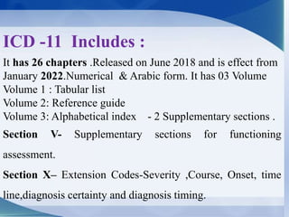jayesh ICD 11 (1).pptx | Diseases and Conditions | Medical Health