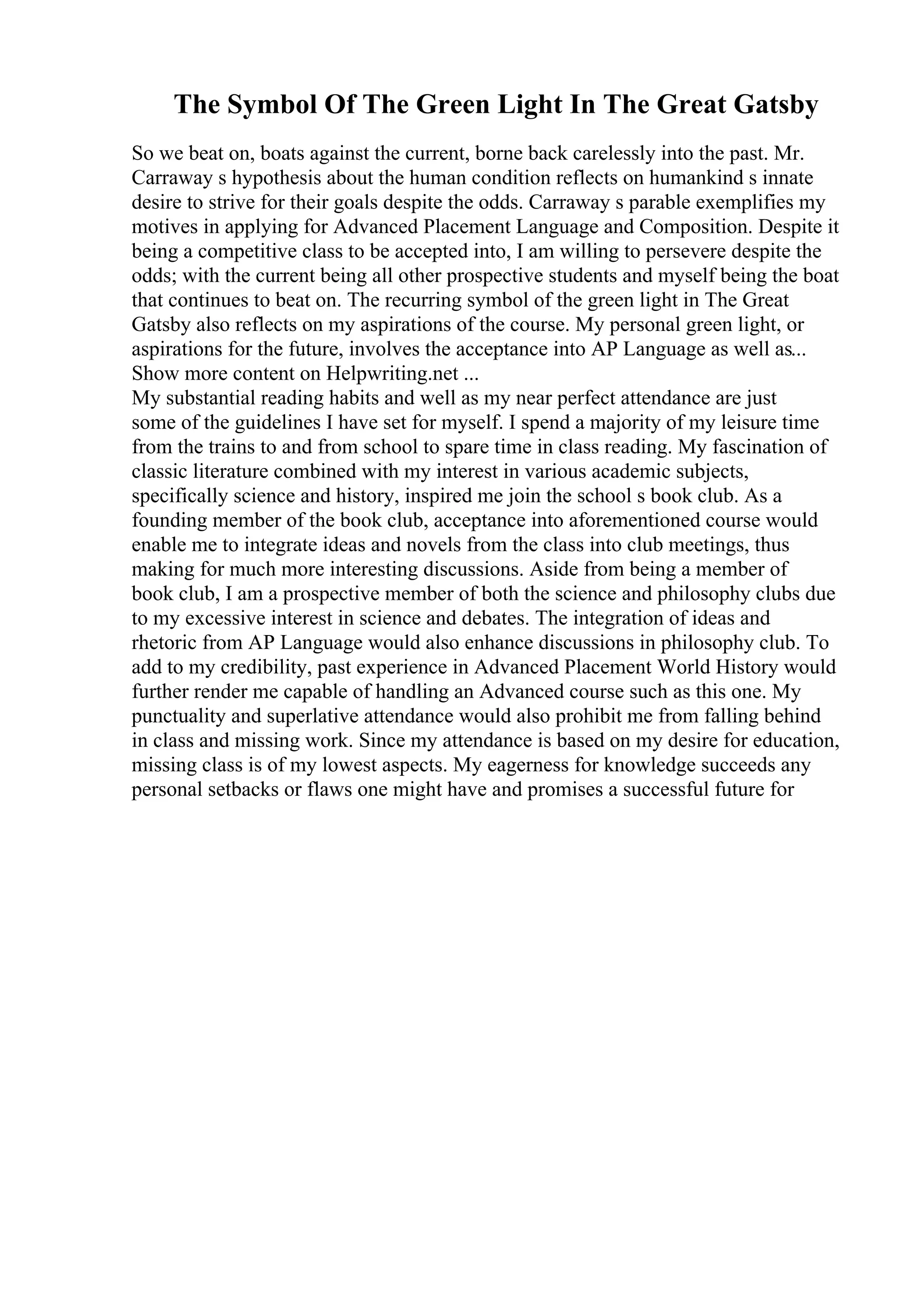 Jay Gatsby Character Analysis Essay.pdf