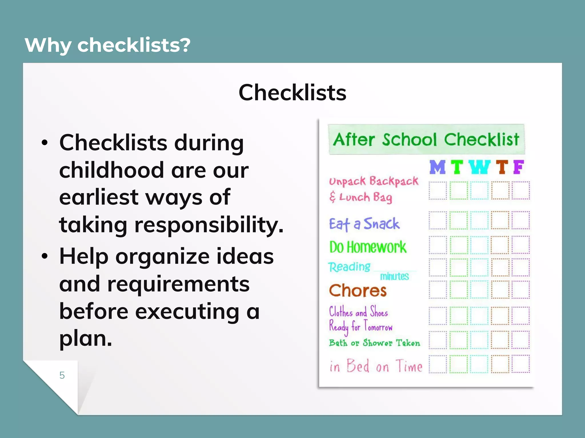 Checklists Good enough for NASA and Van Halen? Good enough for your app ...