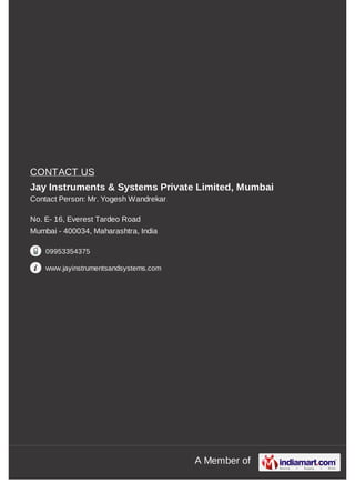Jay Instruments & Systems Private Limited, Mumbai, Industrial Weighing ...