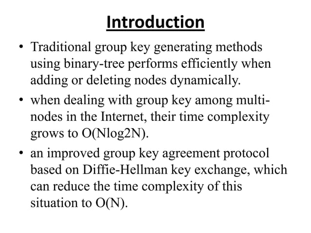 poster on "An Efficient Improved Group Key Agreement Protocol Based on ...