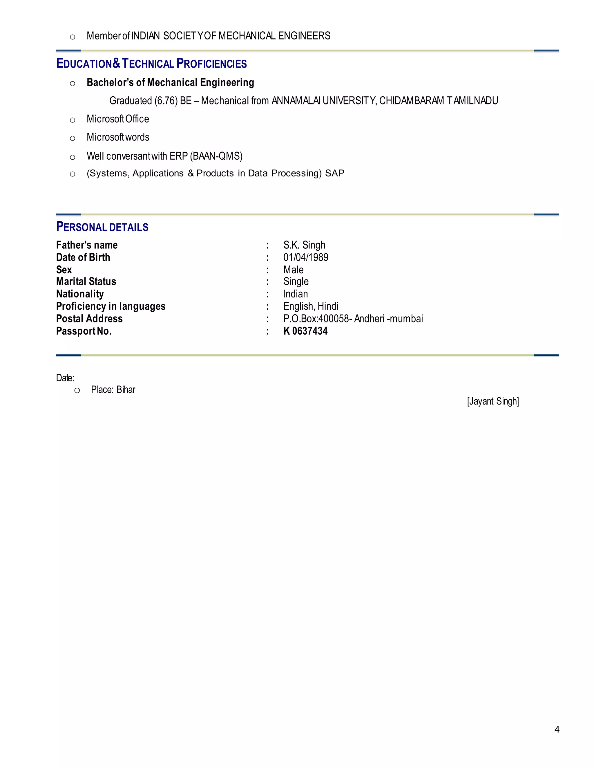 Jaynt singh (cv) (1) | DOCX