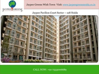 Jaypee Greens Wish Town: Approximately 4000 * Apartments Ready | PPTX