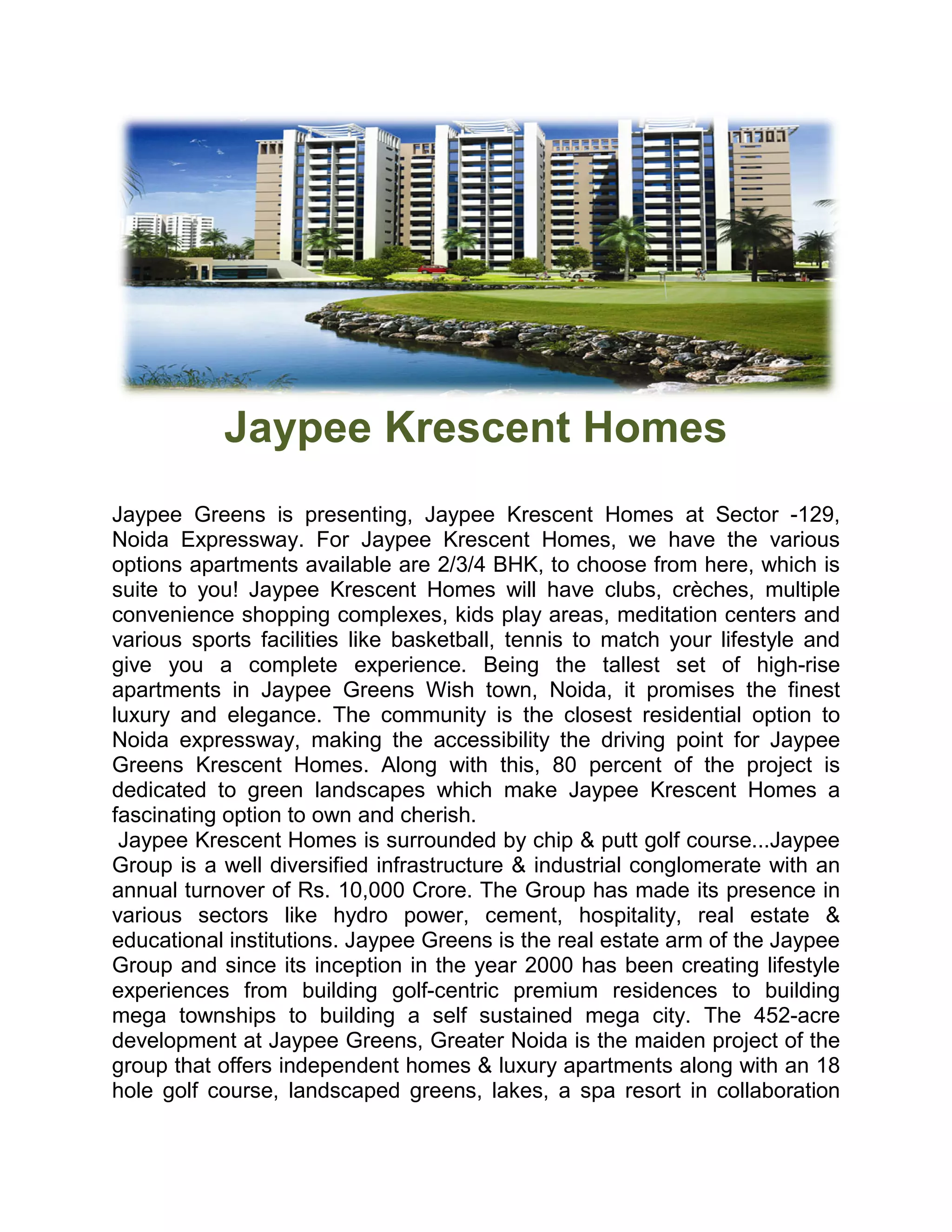 Jaypee greens 9540009070 | PDF