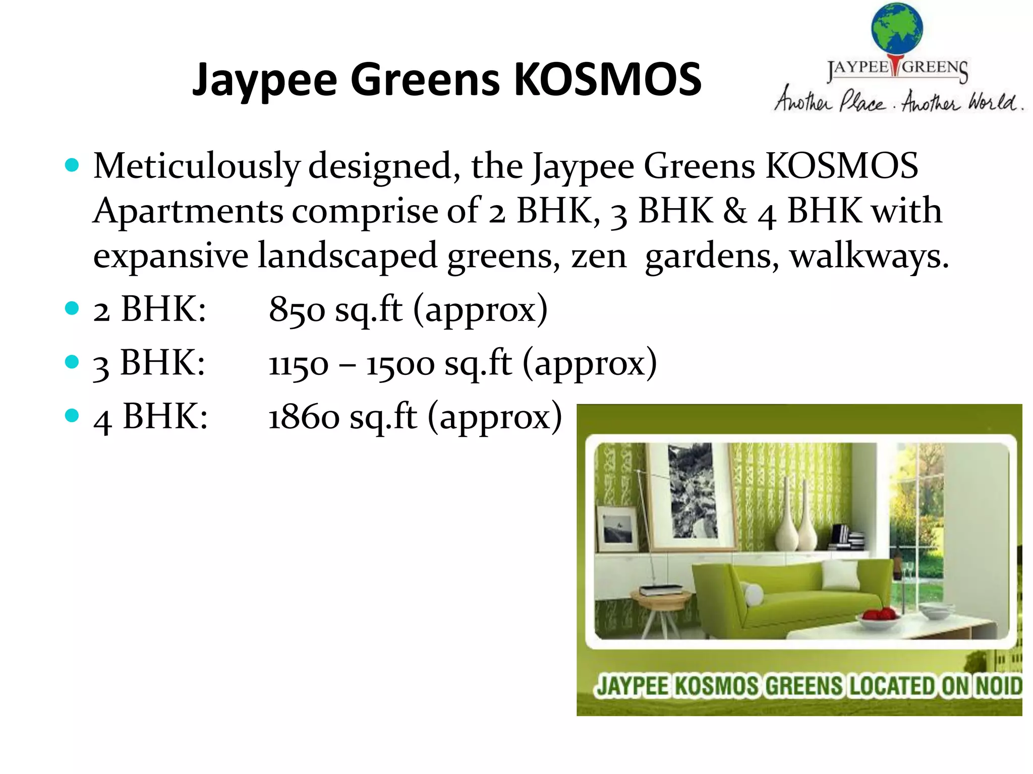 Jaypee greens kosmos call +919958959555 | PDF