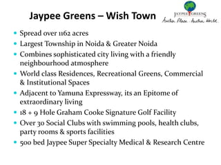 Jaypee greens kosmos call +919958959555 | PDF