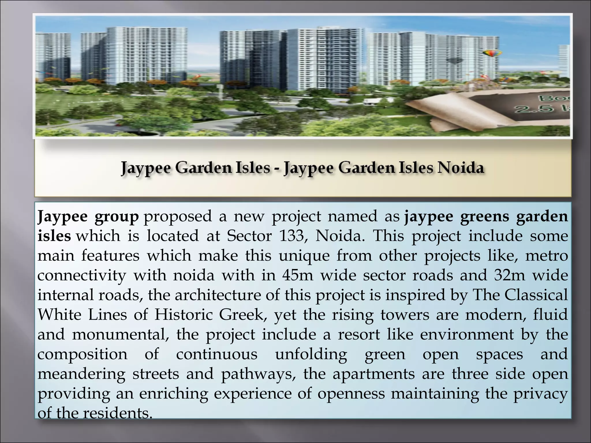 Jaypee greens noida . | PPT