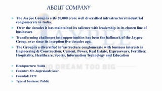 PMS-JAYPEE GROUP | PPTX