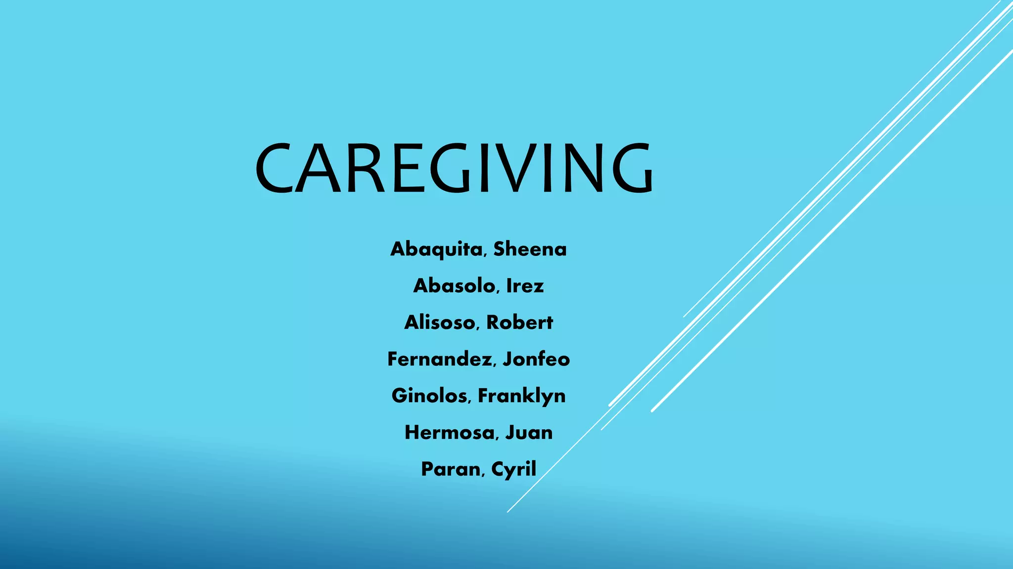 CAREGIVING | PPTX