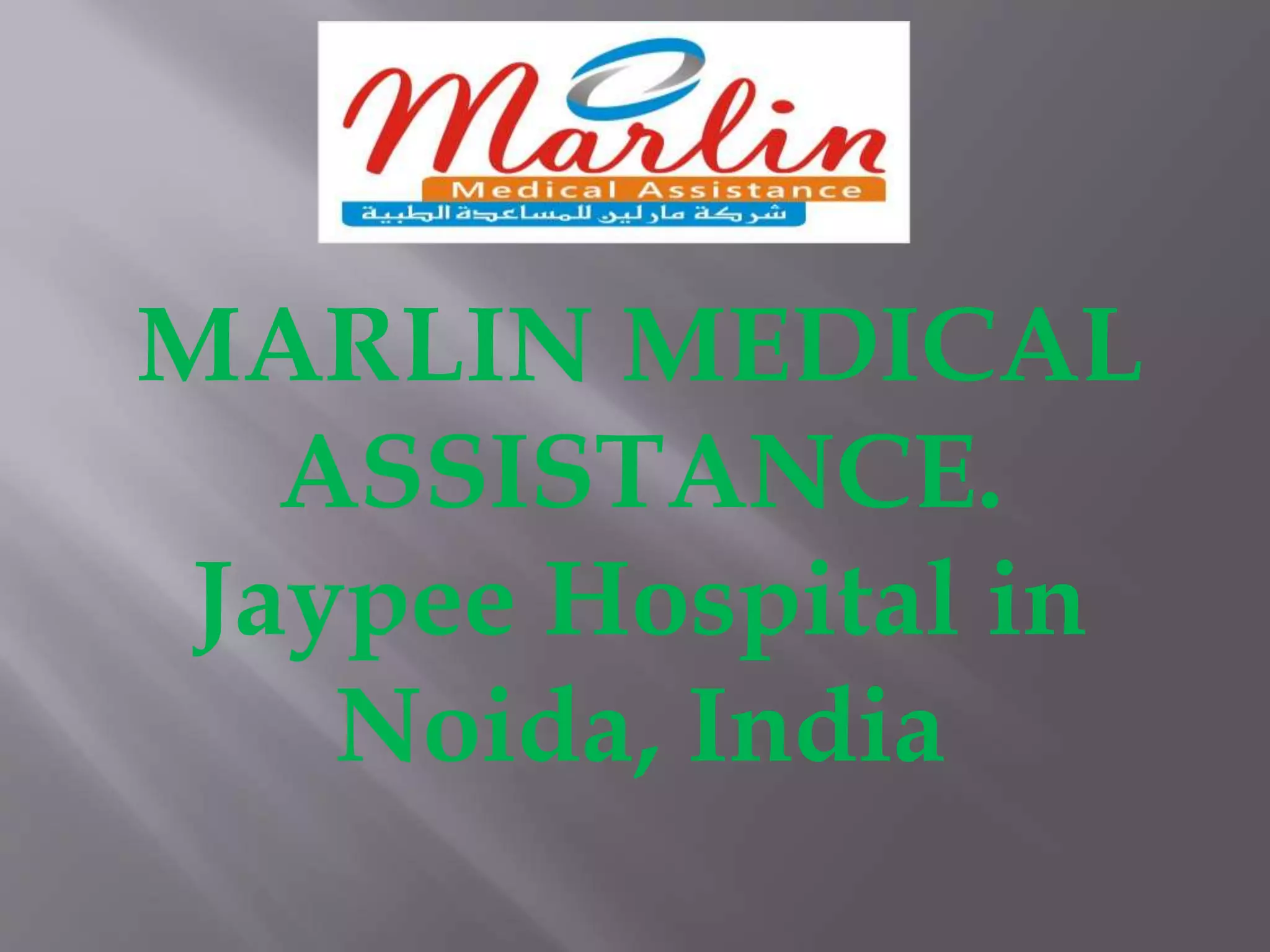 Jaypee Hospital in Noida, India | PPTX