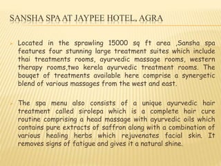 Jaypee Palace Hotel Convention , Agra | PPTX