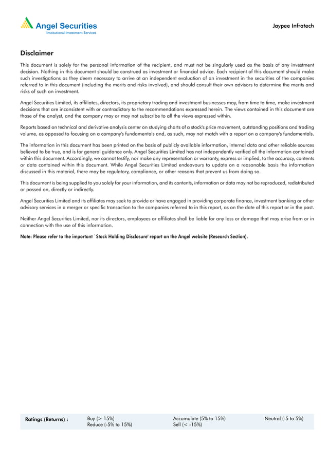 Jaypee infratech ipo-290410 | PDF