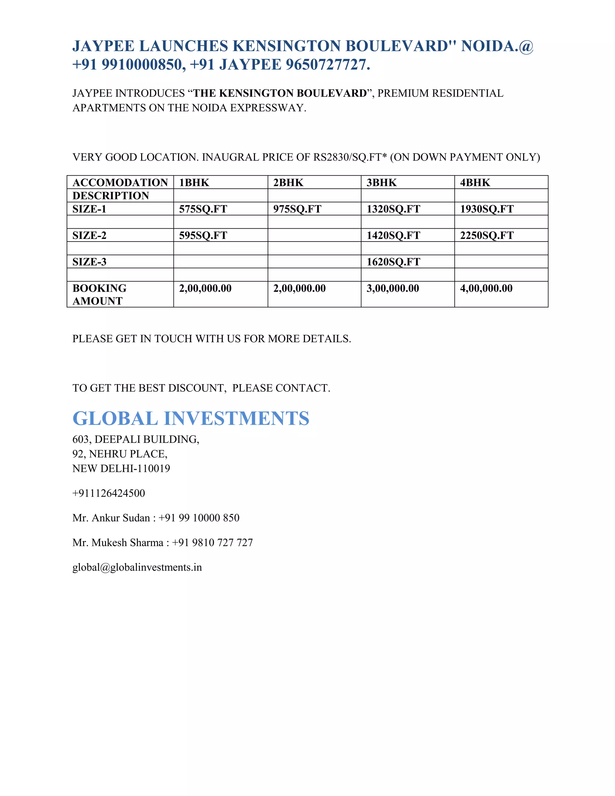 Jaypee kesington | DOCX