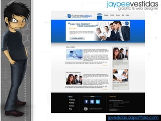 Jaypee Vestidas - Web & Graphic Designer Portfolio | PPTX