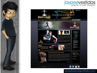 Jaypee Vestidas - Web & Graphic Designer Portfolio | PPTX