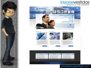 Jaypee Vestidas - Web & Graphic Designer Portfolio | PPTX