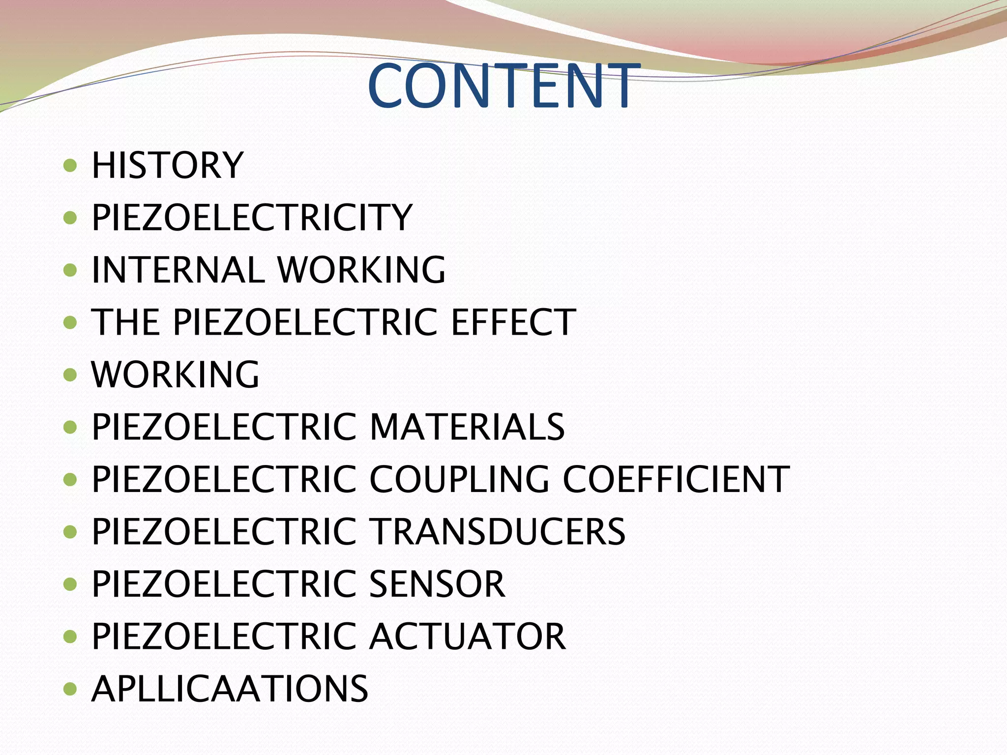 piezoelectricity and its application | PPTX