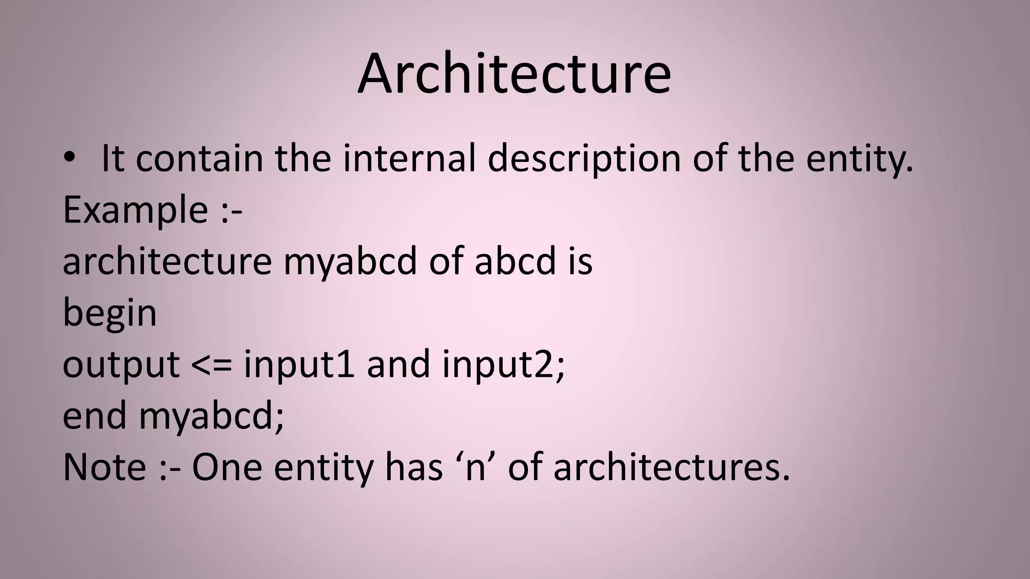 Vhdl Summer Training Ppt Pptx Programming Languages Computing