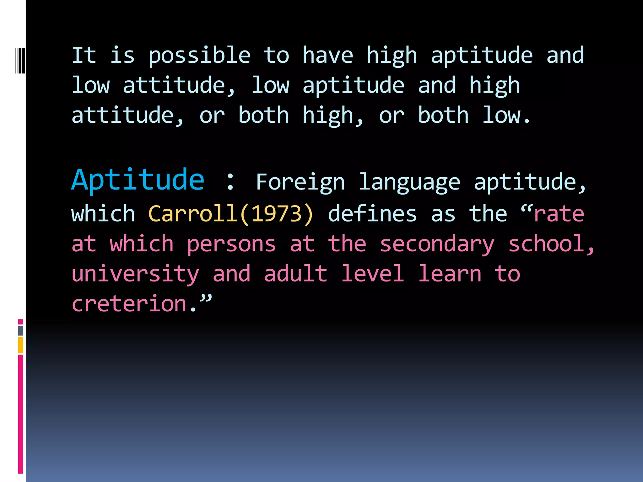 Attitude and Aptitude | PPTX
