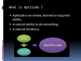 Attitude and Aptitude | PPTX