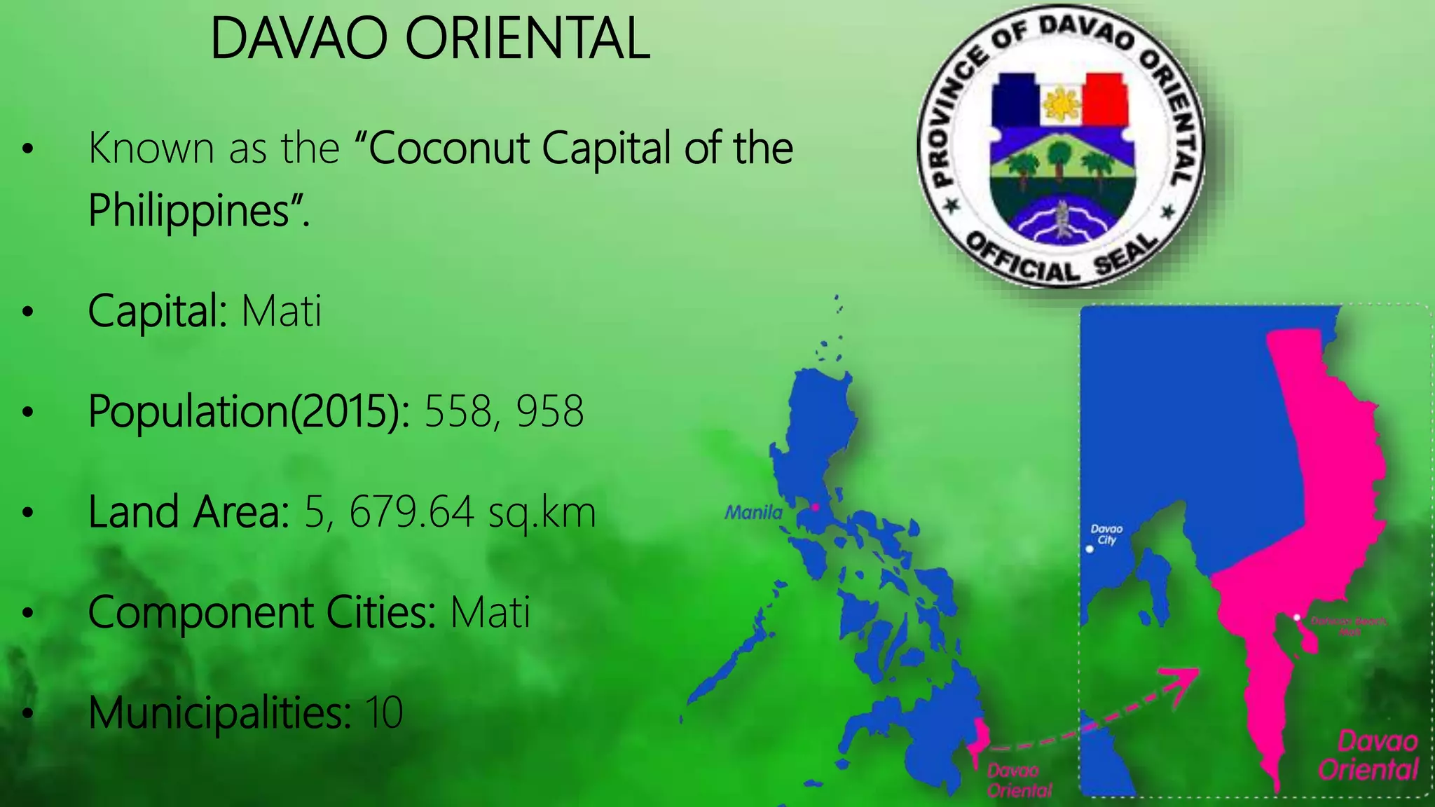 REGION 11: DAVAO REGION | PPTX
