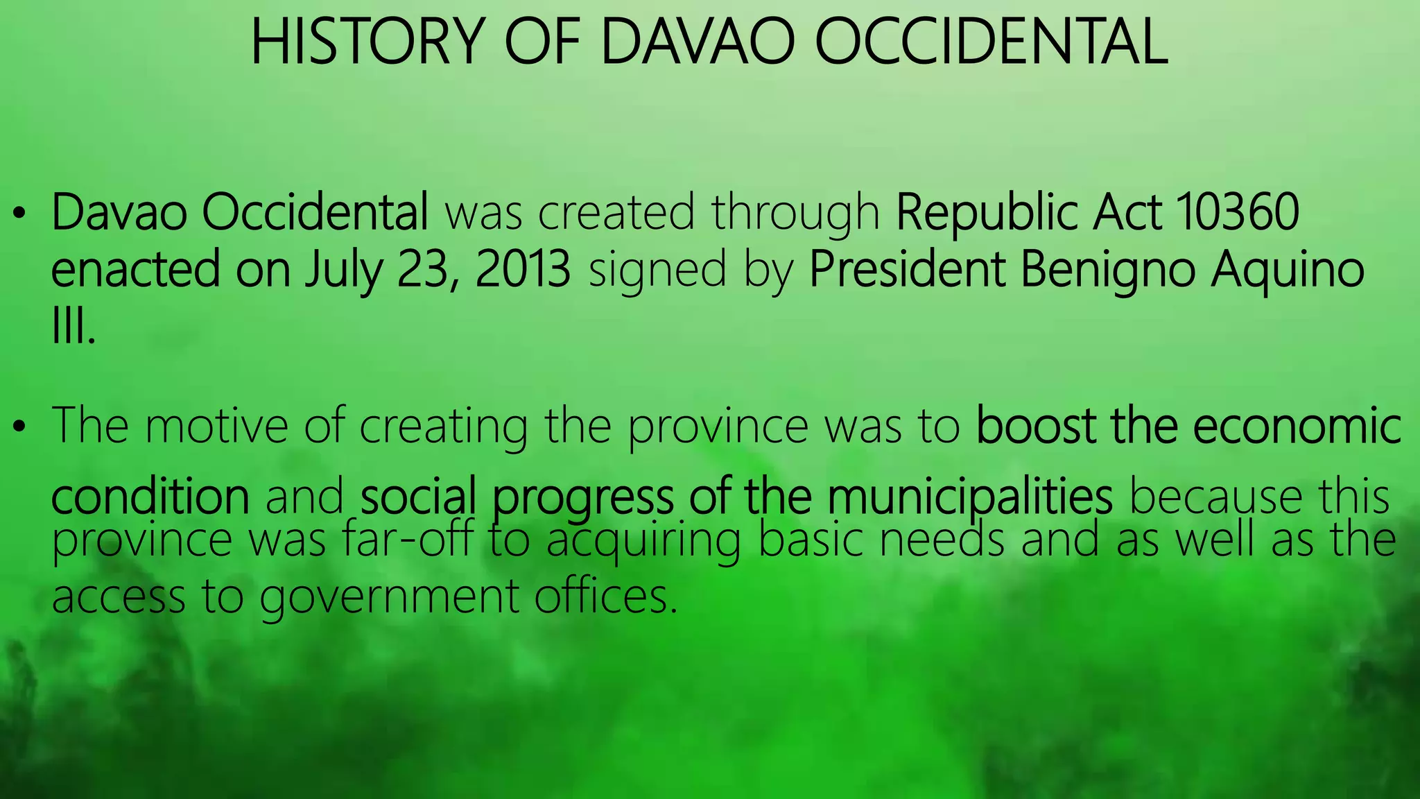 REGION 11: DAVAO REGION | PPTX