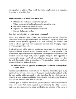 Copywriting for advertising | DOCX