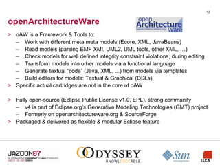 Pragmatic Model Driven Development using openArchitectureWare | PPT | Graphics Software ...