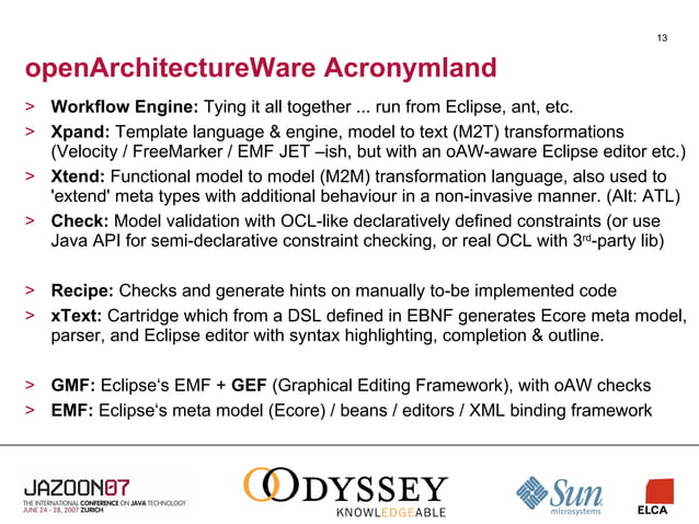 Pragmatic Model Driven Development using openArchitectureWare | PPT | Graphics Software ...