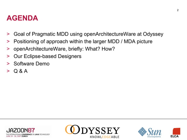 Pragmatic Model Driven Development Using Openarchitectureware Ppt