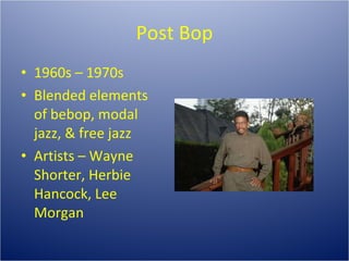Jazz - A Brief History | PPT