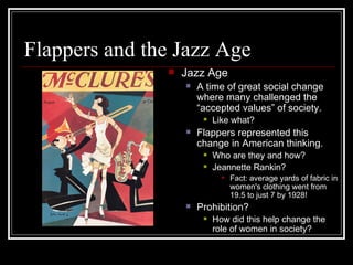 Jazz Age | PPT