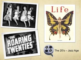 Jazz age and harlem renaissance presentation k l | PPTX