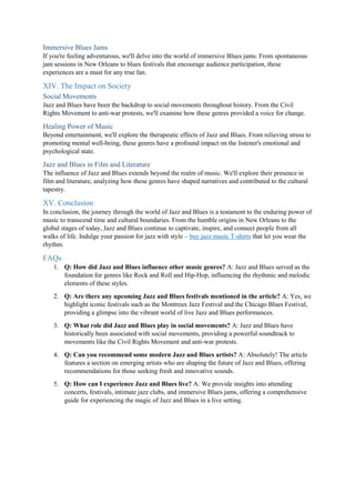 Jazz and Blues Home | PDF