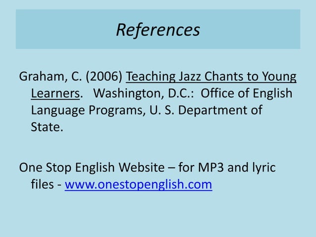 Jazz Chants for Young Learners.pptx