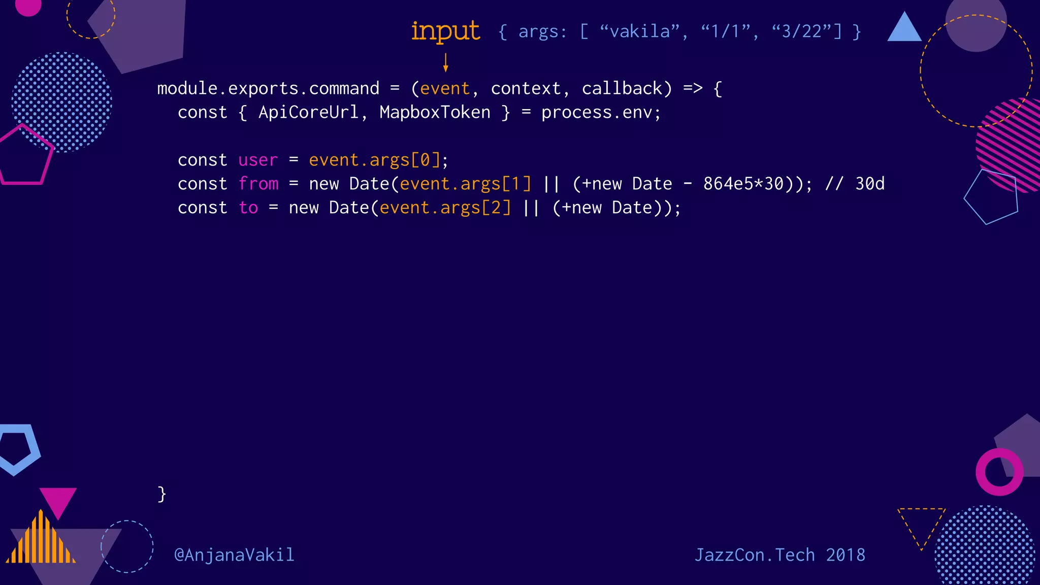 JS Fest 2019. Anjana Vakil. Serverless Bebop | PPT