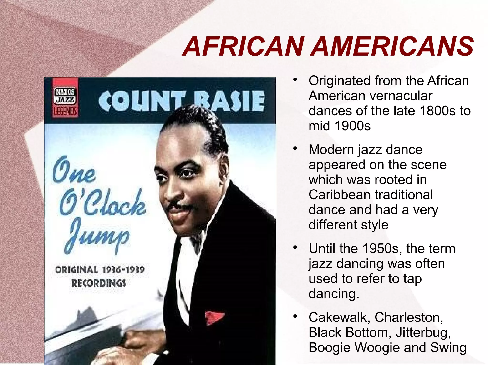 Jazz Dance ppt | PPT