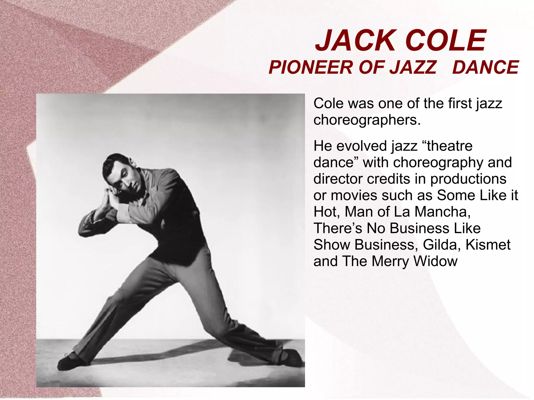 Jazz Dance ppt | PPT