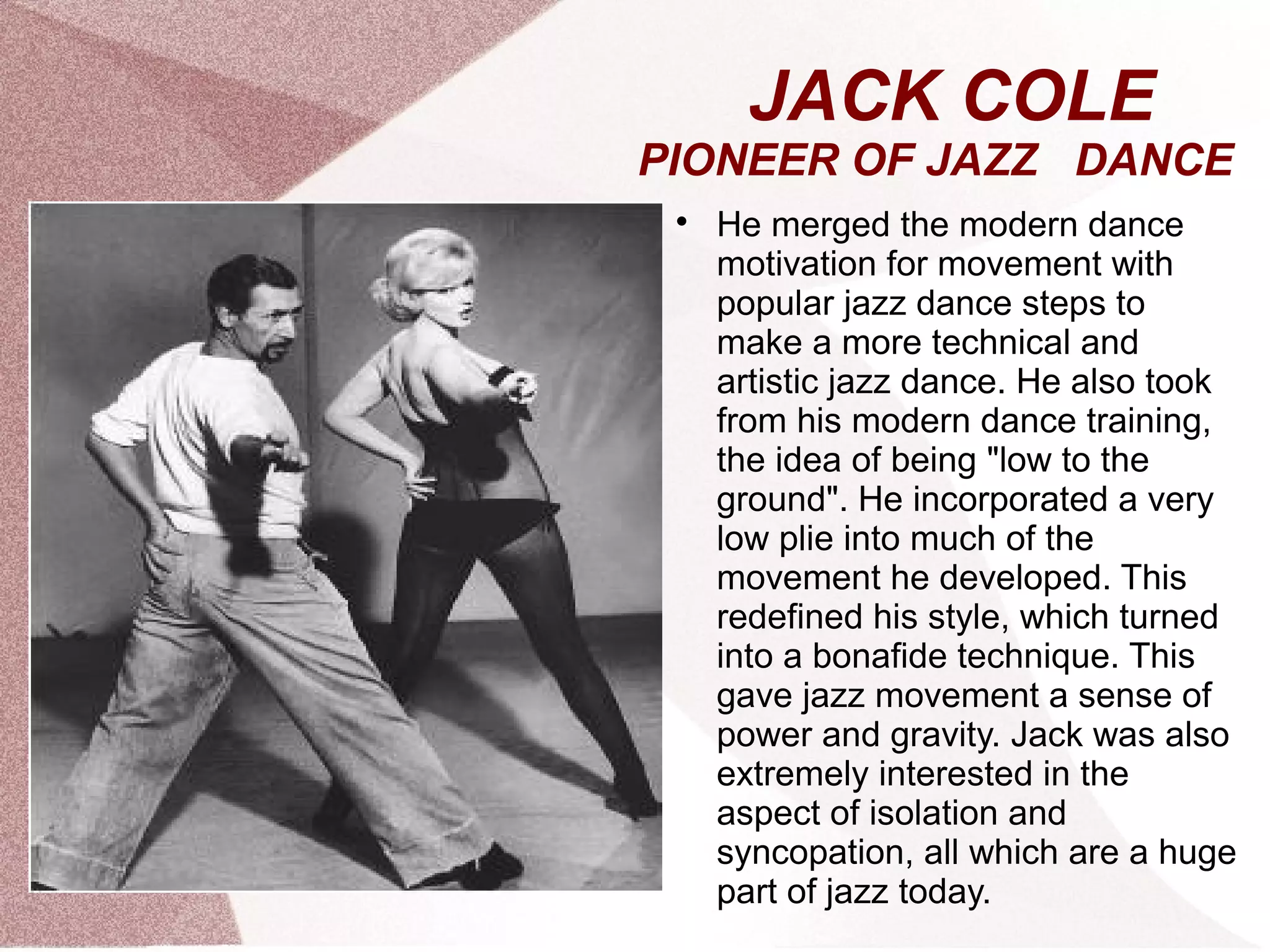 Jazz Dance ppt | PPT