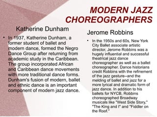 Jazz Dance ppt | PPT
