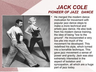 Jazz Dance ppt | PPT