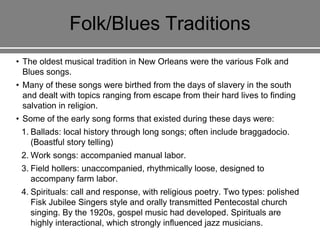 Jazz history 03 - Early Jazz | PPTX
