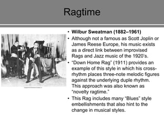 Jazz history 03 - Early Jazz | PPTX