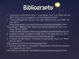 Jazz music ppt | PPT