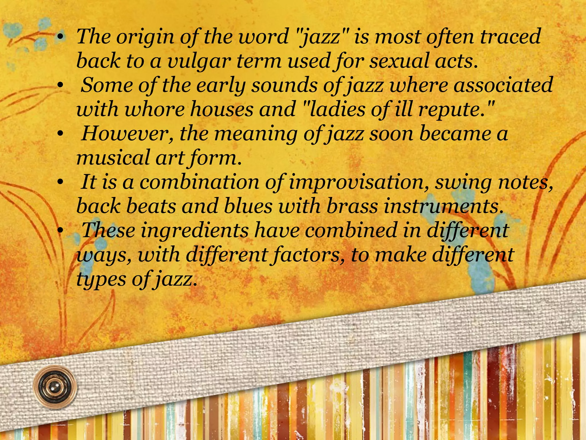 Jazz Music | PPT