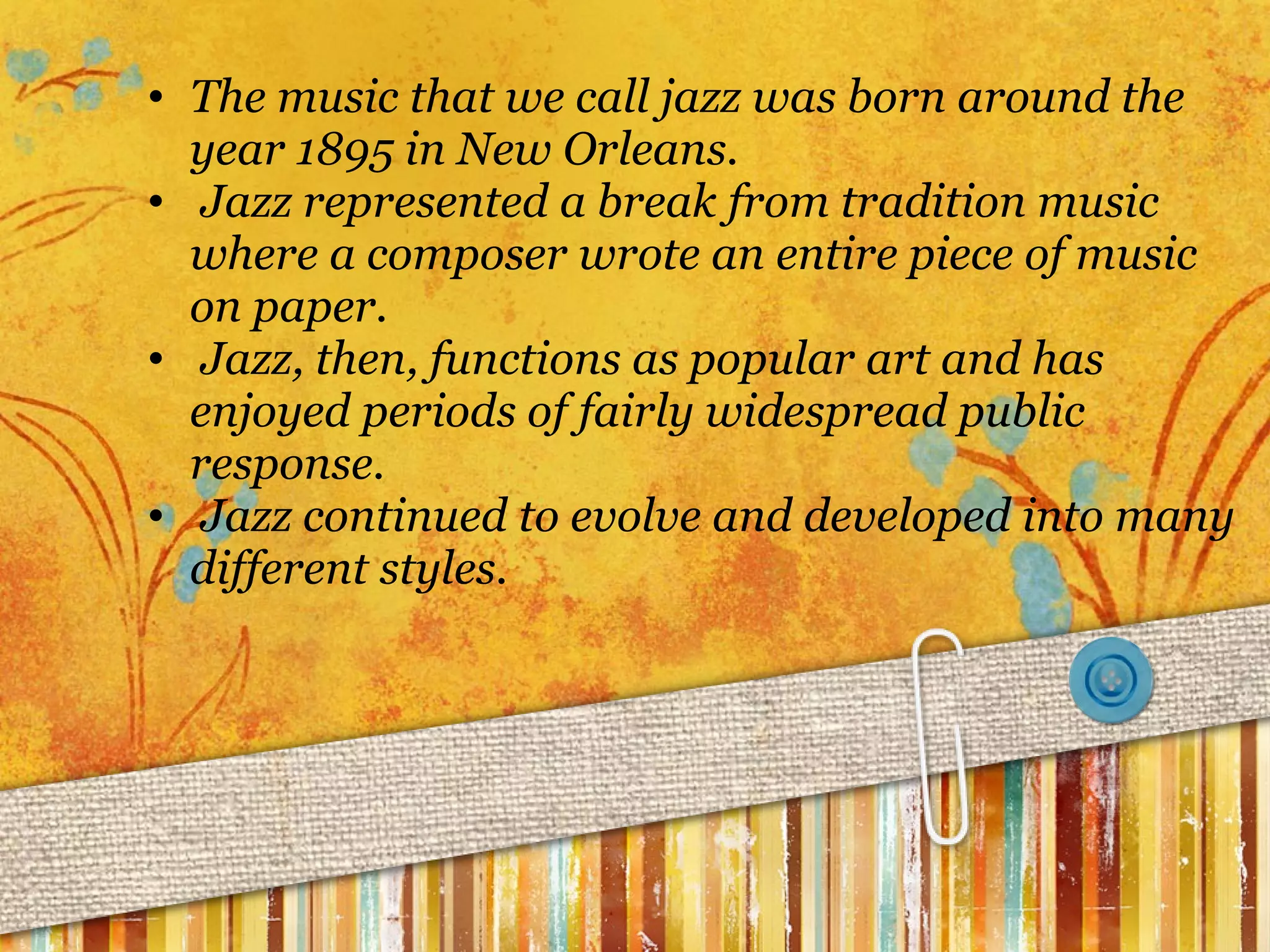 Jazz Music | PPT