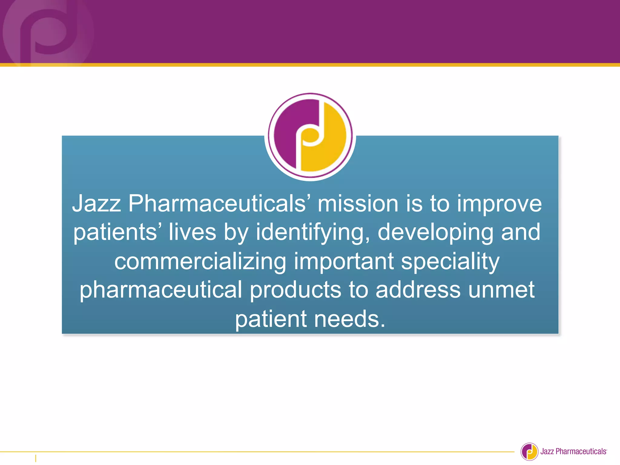 Jazz pharma webinar | PDF