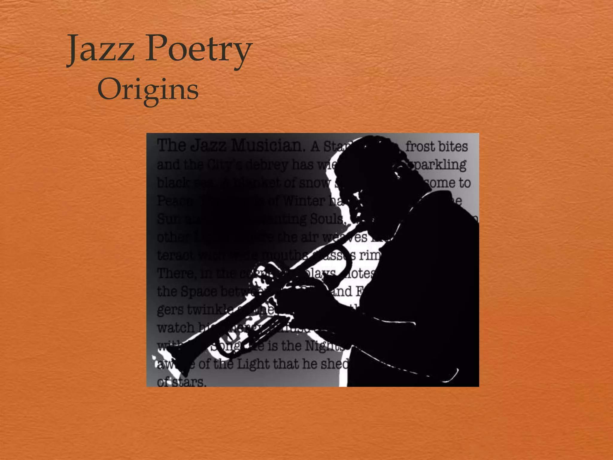 Jazz Poetry | PPTX