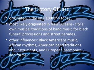 Jazz vs. Rock n Roll | PPT